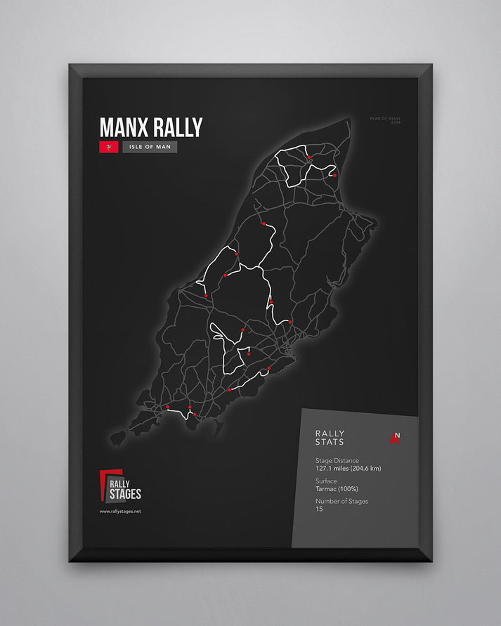 A3 Manx Rally 2024 Poster – Rally Stages
