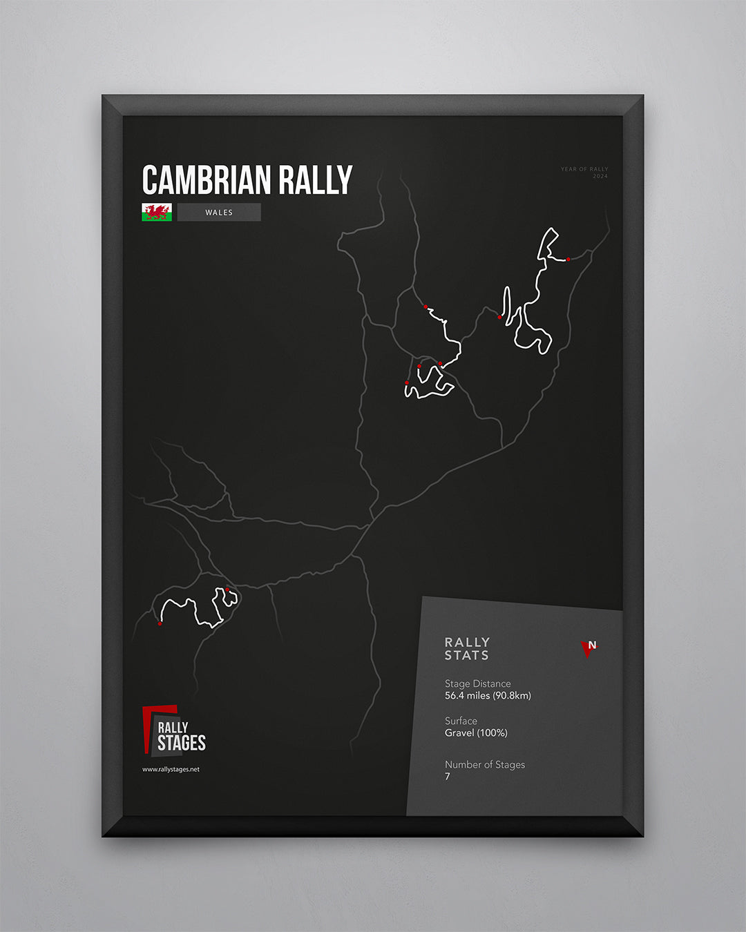 Cambrian rally 2024 Rally Poster – Rally Stages