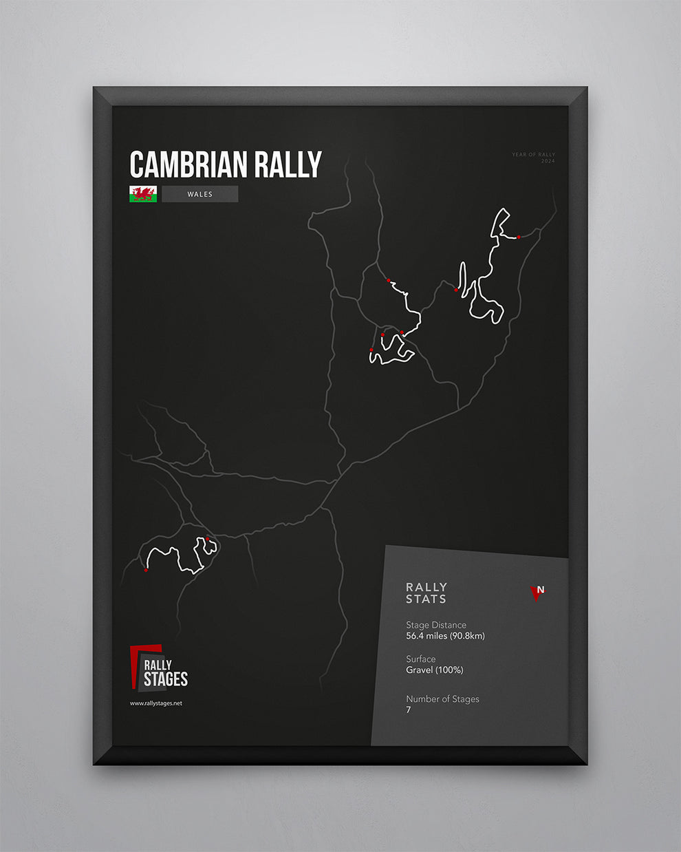 Cambrian rally 2024 Rally Poster – Rally Stages